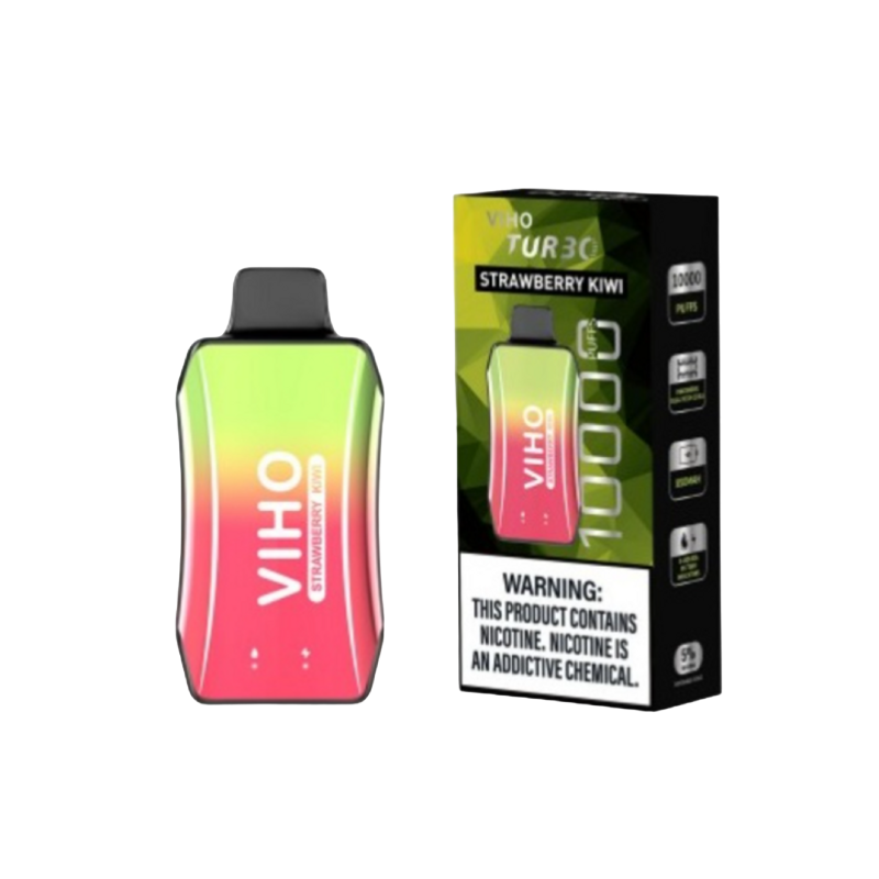 VIHO TURBO 10000 PUFF - Strawberry Kiwi - Big Apple Trading