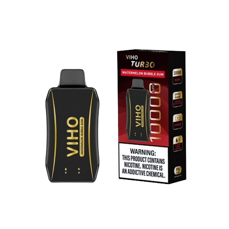 VIHO TURBO 10000 PUFF - Watermelon Bubble Gum - Big Apple Trading